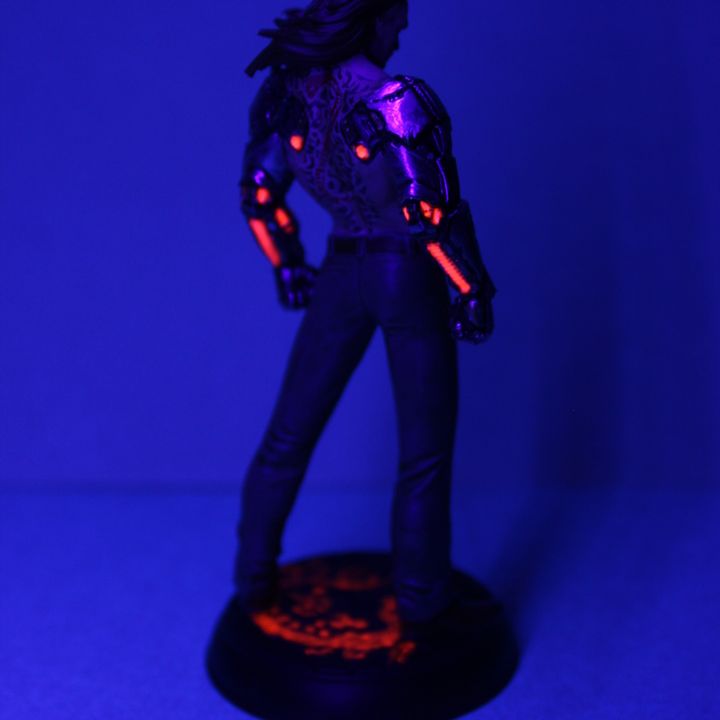 3D Print of Cyberpunk Yakuza Lieutenant - Ryo "Narukami" Hirosaki by RW-DE