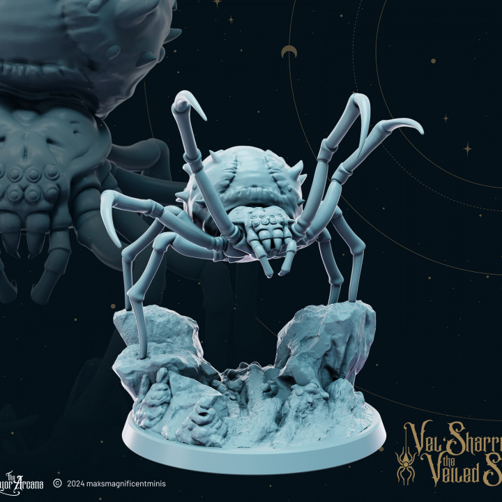 3D Printable Cavern Spider by The Major Arcana