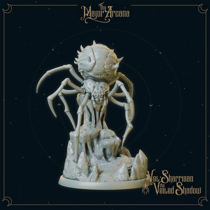 3D Printable Cavern Spider by The Shattered Realms