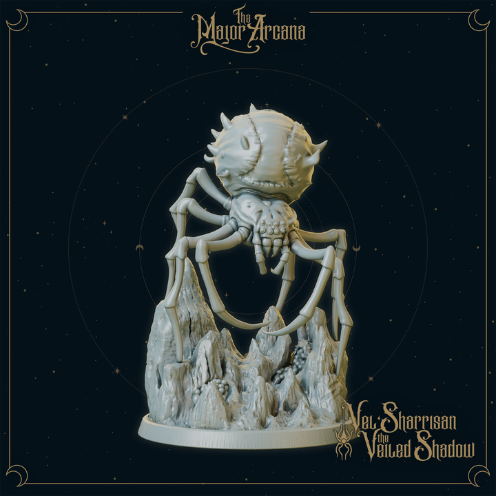 3D Printable Cavern Spider by The Shattered Realms