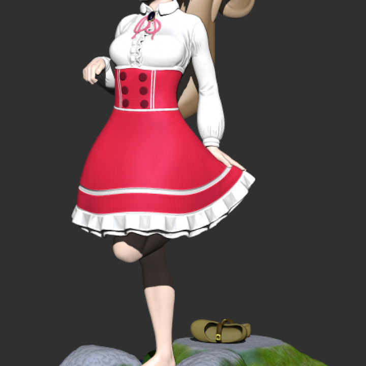 3D Printable squirrel girl by Vitaly