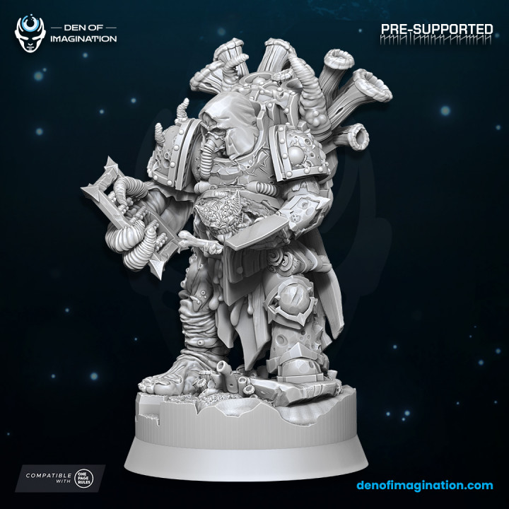 3D Printable Chaos Plague - Plague Scrib by WildMesh