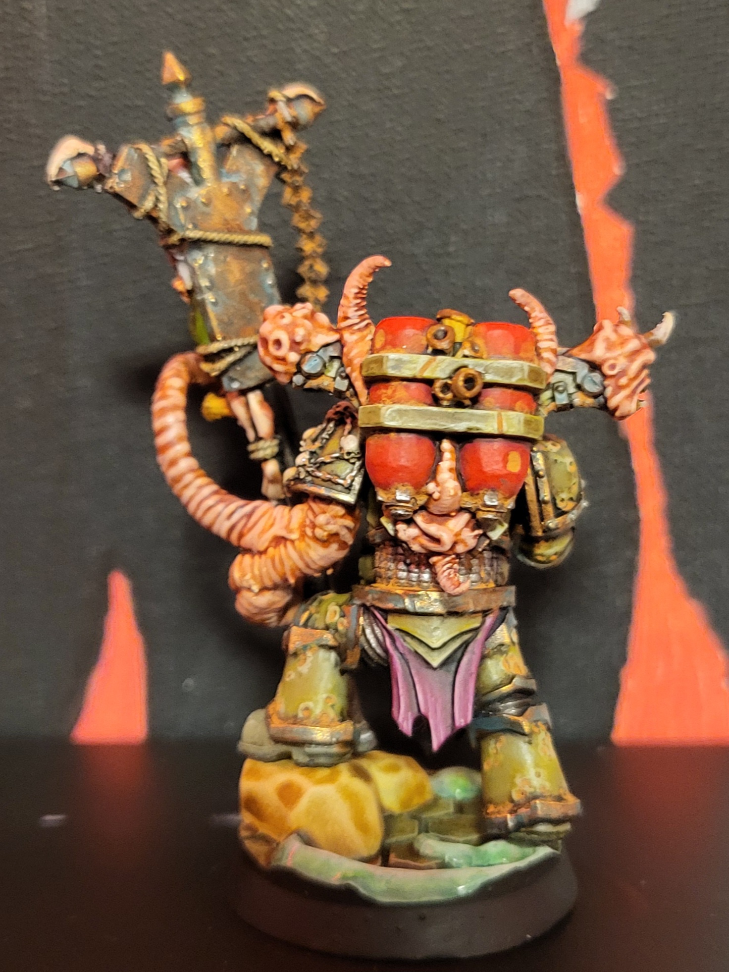 3D Printable Chaos Plague - Icon Bearer Multipart Set by WildMesh