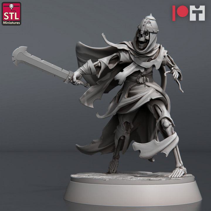3D Printable Reaver Knights Set by STL Miniatures