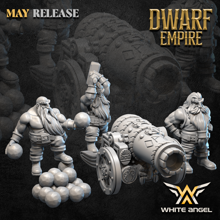 3D Printable IRON DWARF CANNON - DWARF EMPIRE (MAY 2024 RELEASE) by ...