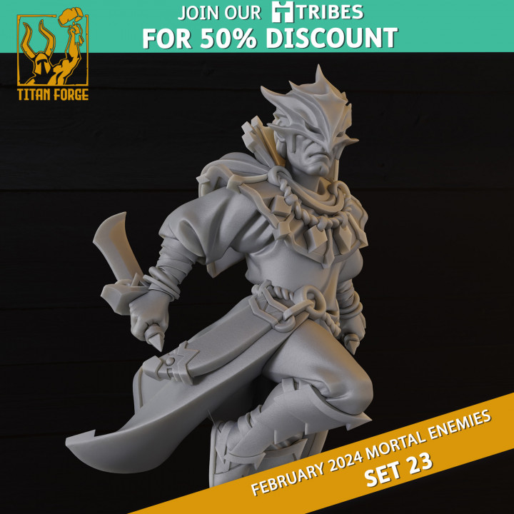 3D Printable RPG - Monsters DnD 5e - Mortal Enemies Set 23 by Titan ...