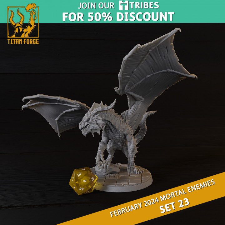 3D Printable RPG - Monsters DnD 5e - Mortal Enemies Set 23 by Titan ...