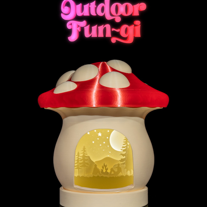 3D Printable Outdoor Fun-gi by Stlflix