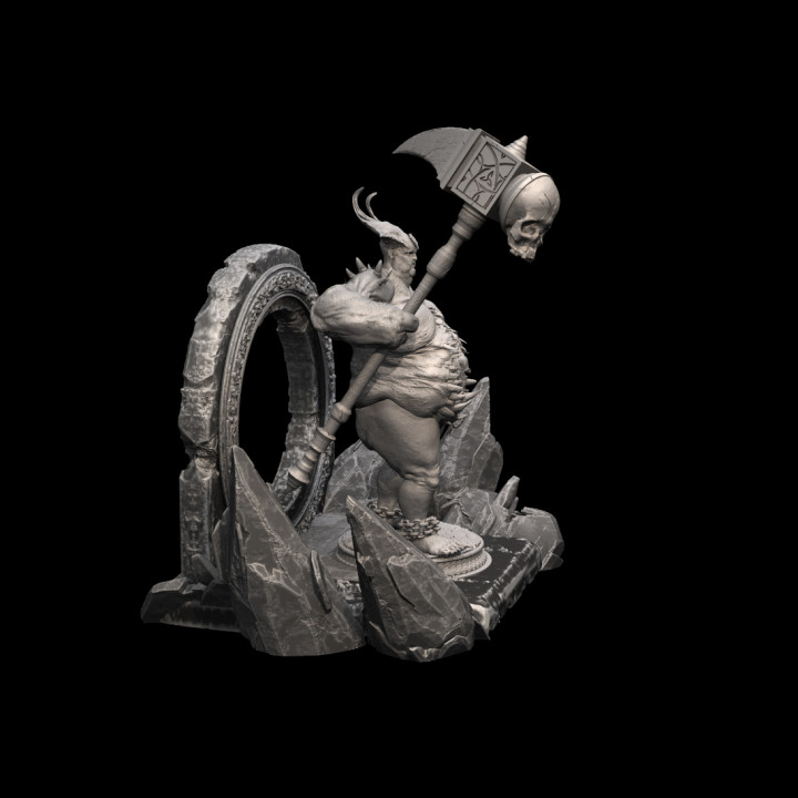 3D Printable DEM005 Murok the Hammer Bringer :: Demonic Ritual I ...
