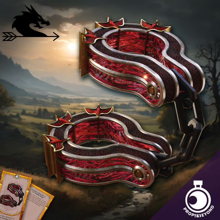 3D Printable Succubus’ Handcuffs of the Dashing Rogue by Props&Beyond