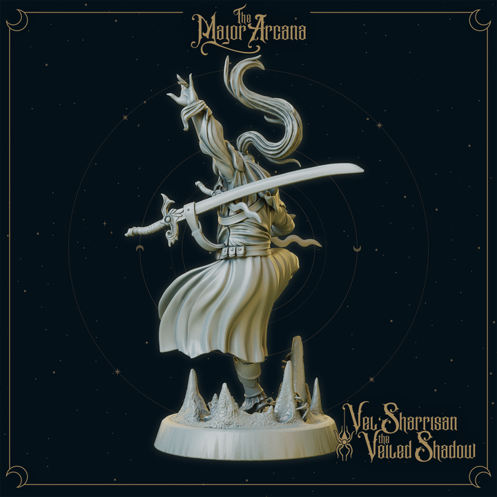 3D Printable The Jester - Drow Rogue by The Major Arcana