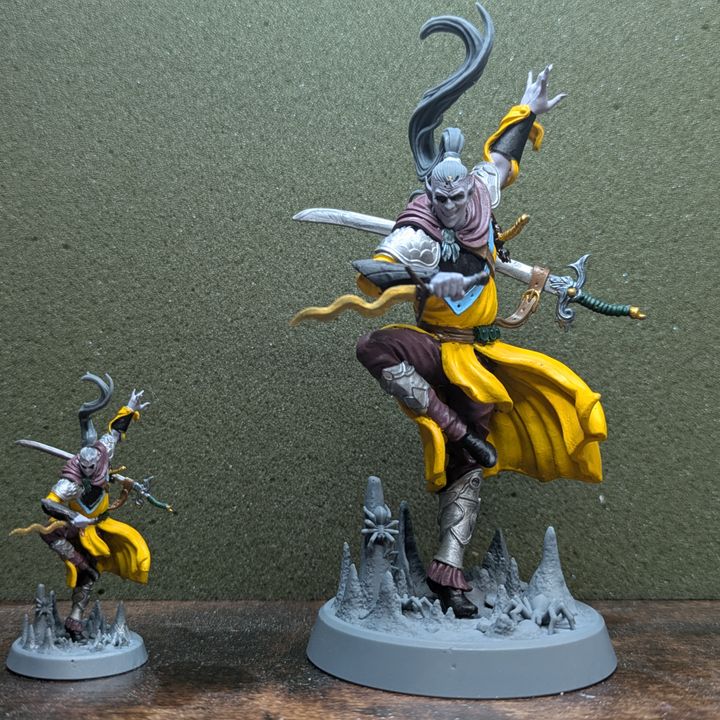 3D Print of The Jester - Drow Rogue by iiitribeiii