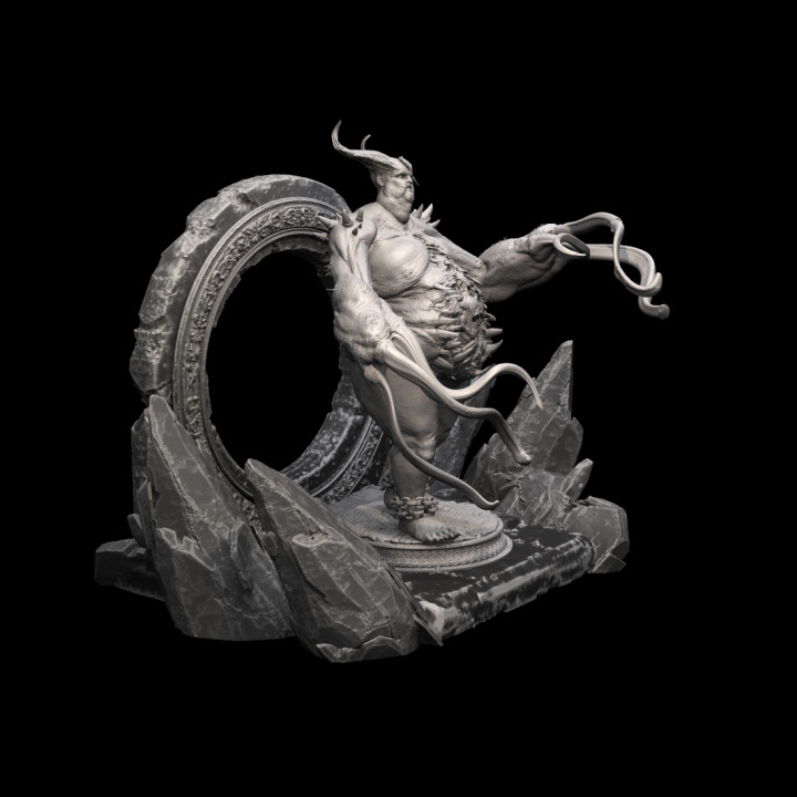 3D Printable DEM005 Murok the Hugger :: Demonic Ritual I :: Black ...