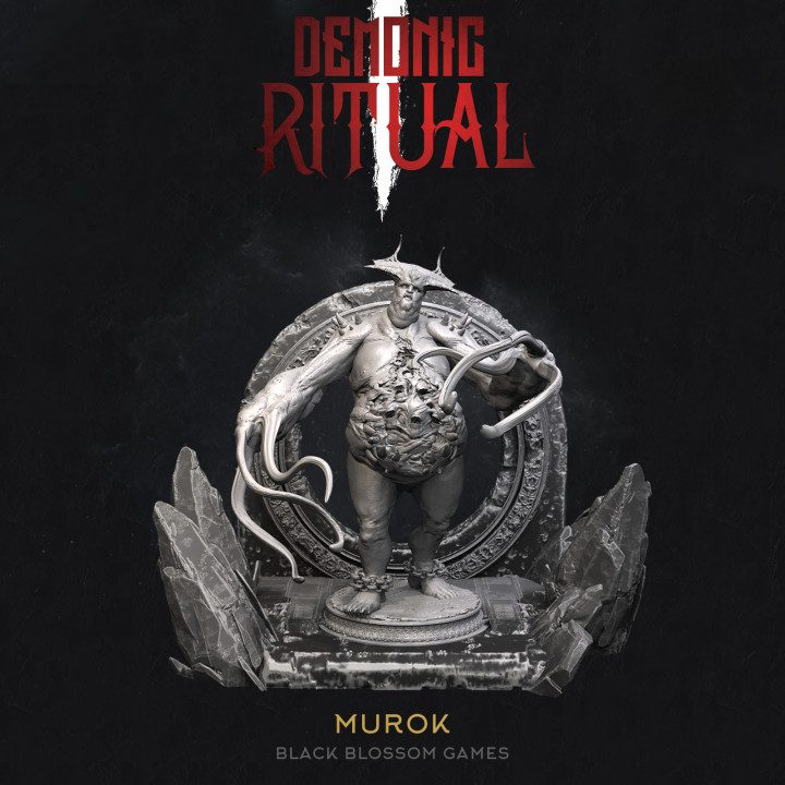 3D Printable DEM005 Murok the Hugger :: Demonic Ritual I :: Black ...