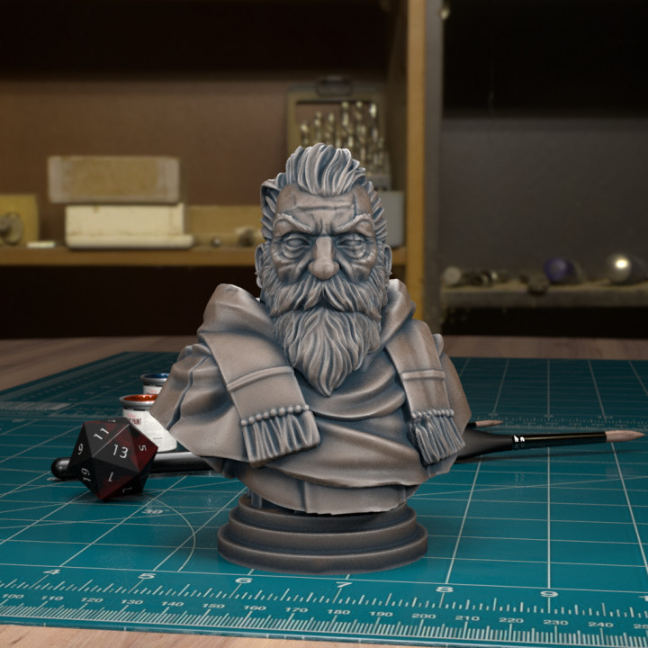 3D Printable Curse of Strahd - Davian Martikov Bust [Pre-Supported] by ...