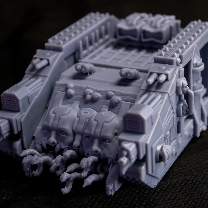 3D Printable Soul trapper (tank) by Immaterium God Miniatures