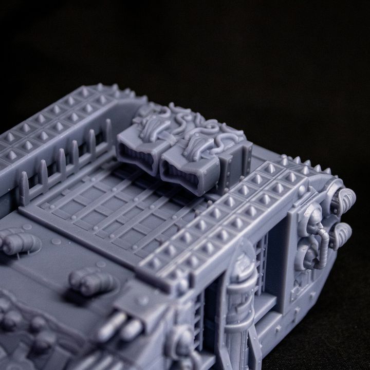 3D Printable Soul trapper (tank) by Immaterium God Miniatures