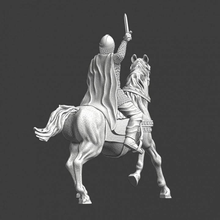 3D Printable Mounted Viking Lord - Wargaming Commander by Northern ...