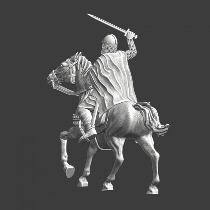 3D Printable Mounted Viking Lord - Wargaming Commander by Northern ...