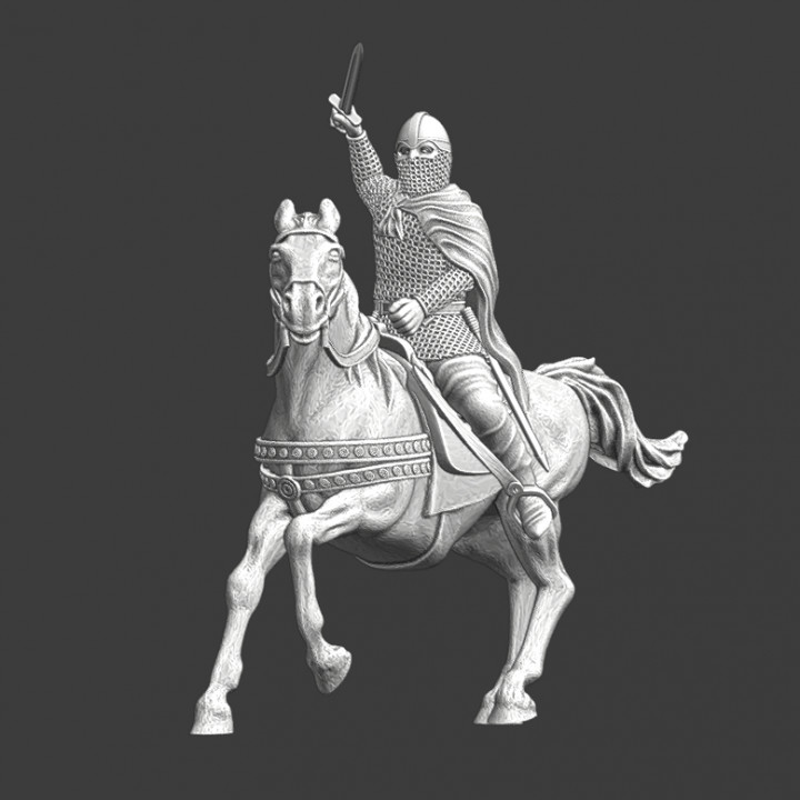 3D Printable Mounted Viking Lord - Wargaming Commander by Northern ...