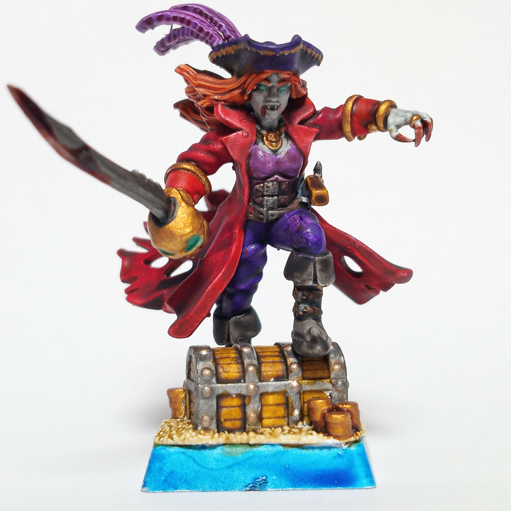 3D Print of Officer of the vampire Navy by Vlast-Of-Naggarond