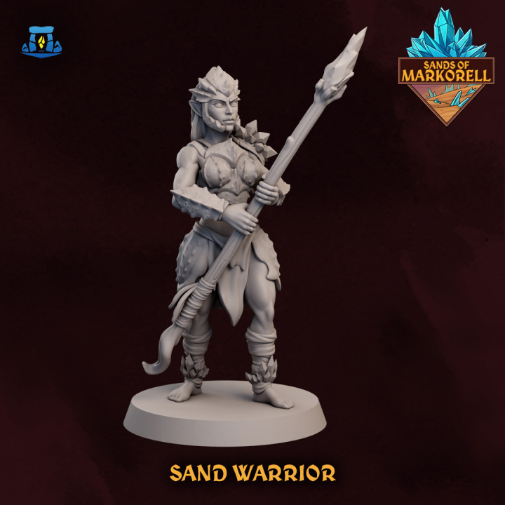 3D Printable Sands Warriors Markorell - PACK 1 by Wishgate-Studio