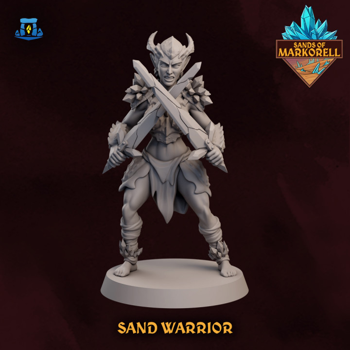 3D Printable Sands Warriors Markorell - PACK 1 by Wishgate-Studio