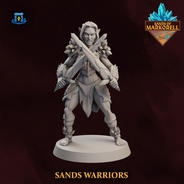 3D Printable Sands Warriors Markorell - PACK 1 by Wishgate-Studio