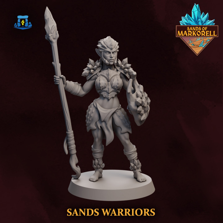 3D Printable Sands Warriors Markorell - PACK 1 by Wishgate-Studio