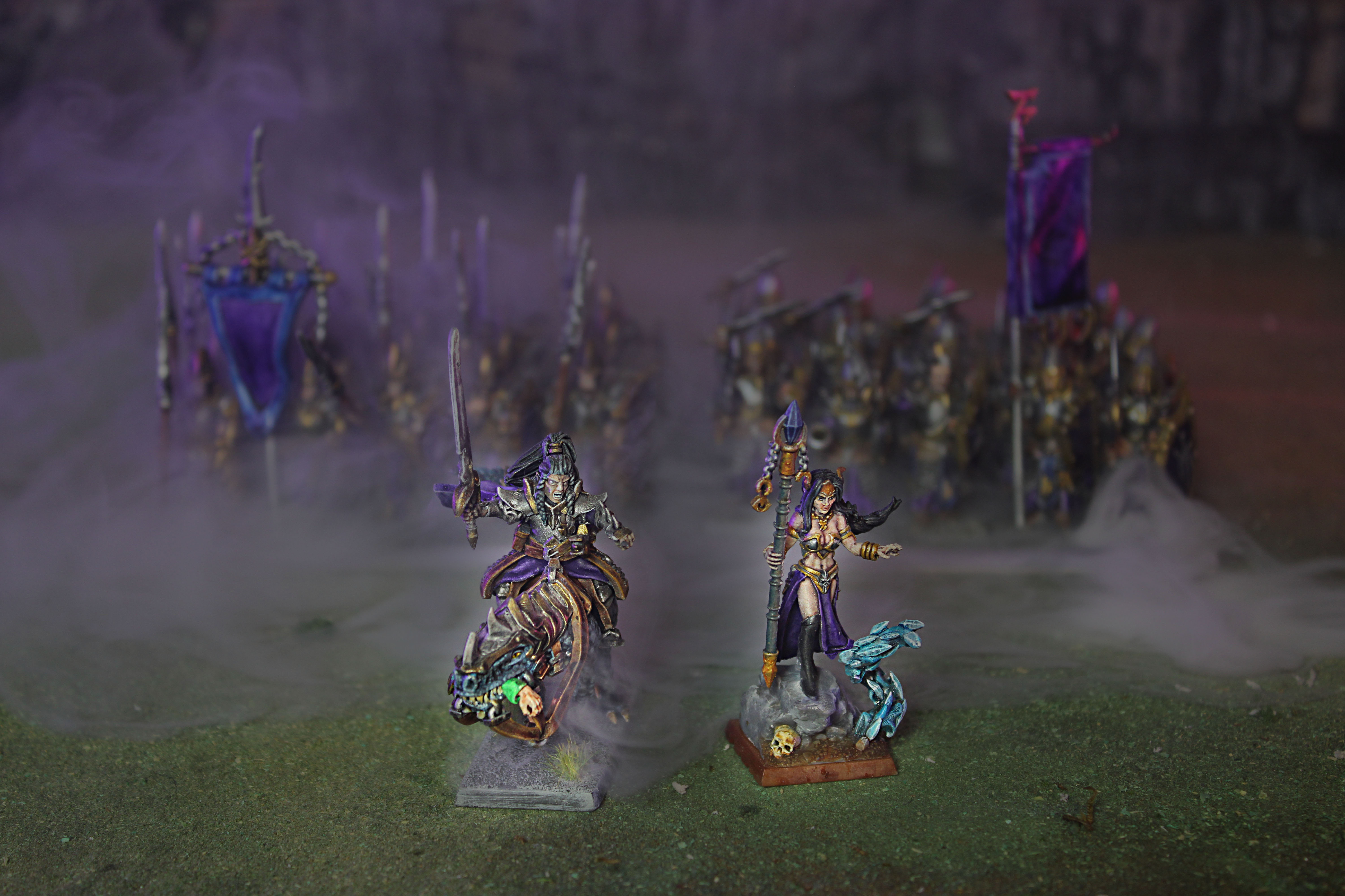 3D Printable Dark Elf Commander by Landor Miniatures