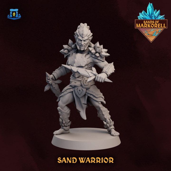 3D Printable Sands Warriors Markorell - PACK 2 by Wishgate-Studio