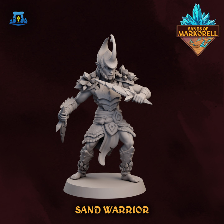 3D Printable Sands Warriors Markorell - PACK 2 by Wishgate-Studio
