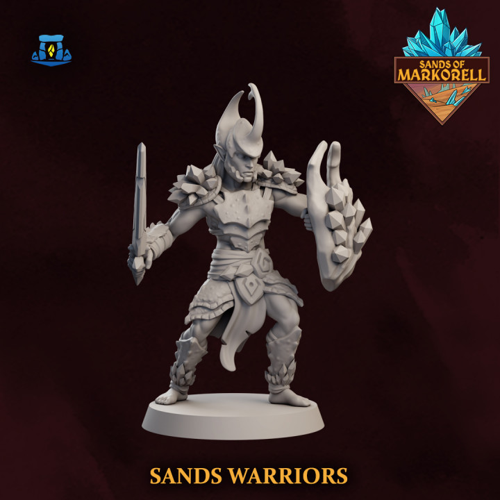 3D Printable Sands Warriors Markorell - PACK 2 by Wishgate-Studio