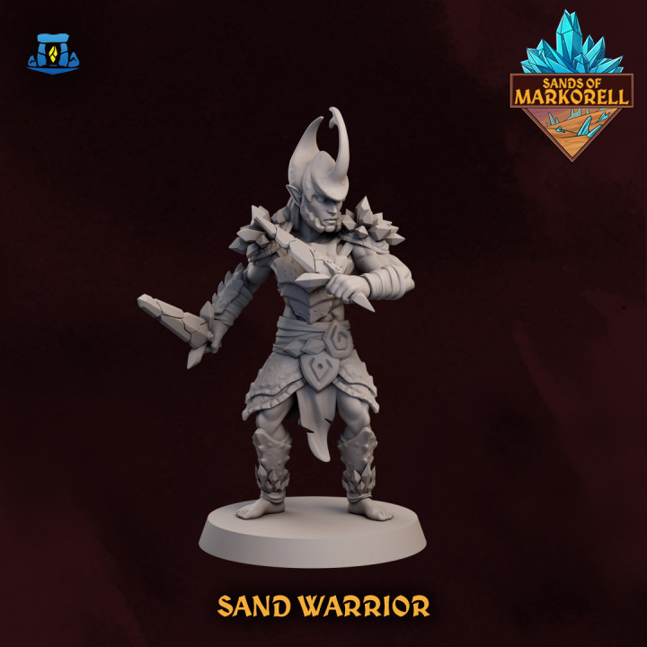 3D Printable Sands Warriors Markorell - PACK 2 by Wishgate-Studio