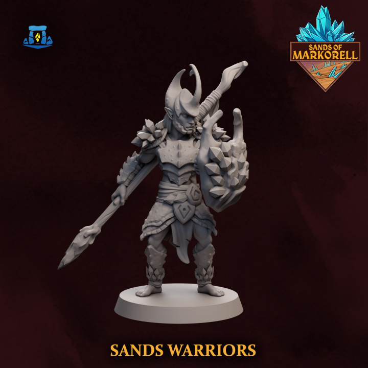 3D Printable Sands Warriors Markorell - PACK 2 by Wishgate-Studio