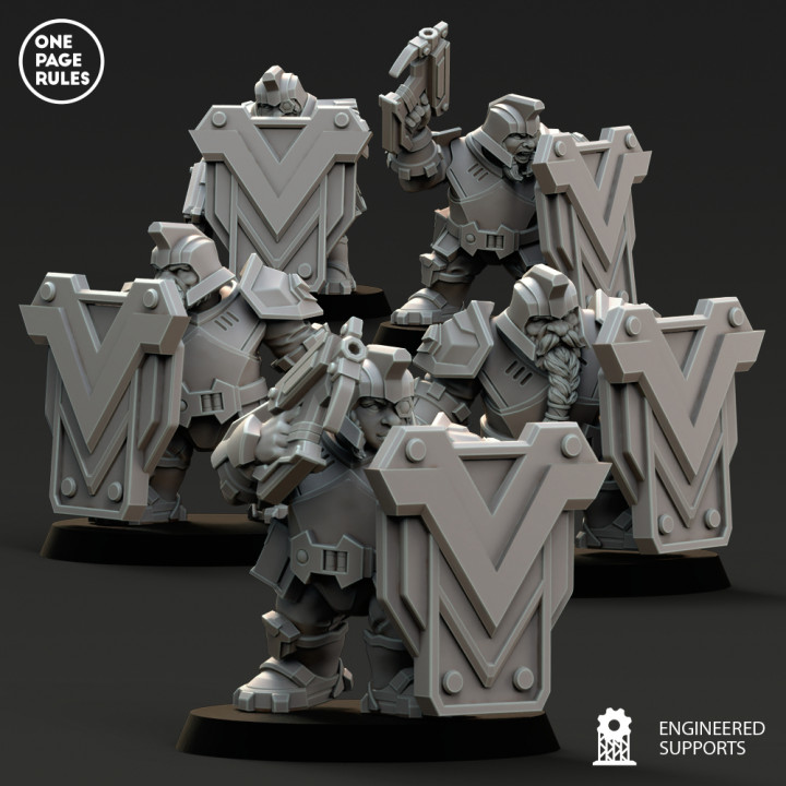 3D Printable Dwarf Guilds - Army Bundle #1 by One Page Rules