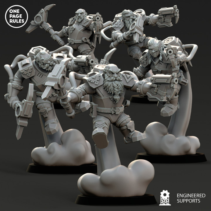 3D Printable Dwarf Guilds - Army Bundle #1 by One Page Rules