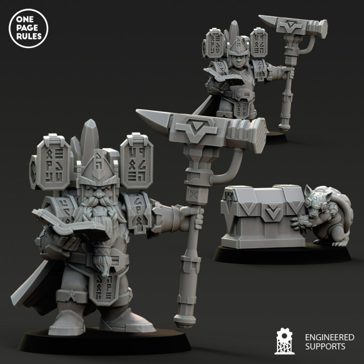 3D Printable Dwarf Guilds - Army Bundle #1 by One Page Rules