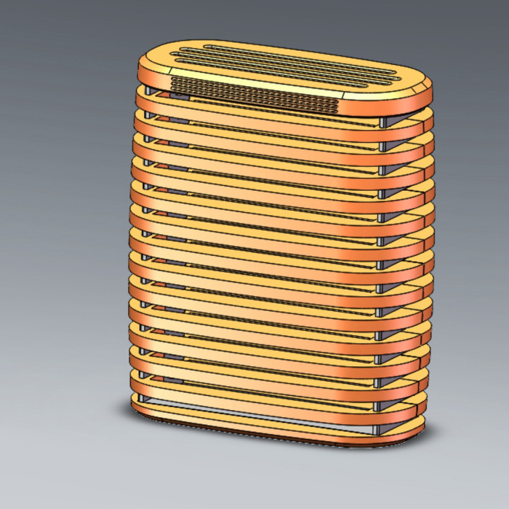 3D Printable Sliced Box by MING