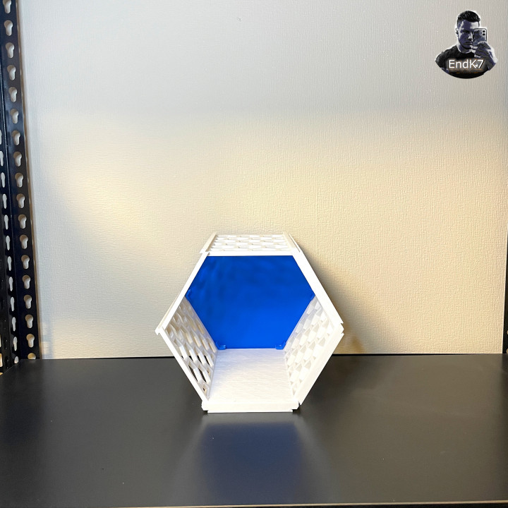 3D Printable Honeycomb Desk Organizer by EndK7