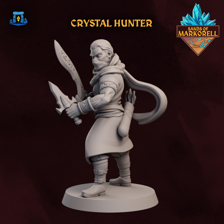 3D Printable Crystal Hunters Markorell - PACK 1 by Wishgate-Studio