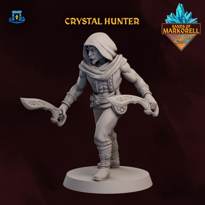 3D Printable Crystal Hunters Markorell - PACK 1 by Wishgate-Studio