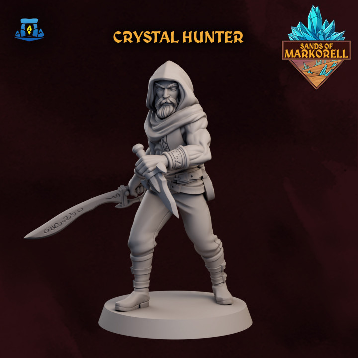 3D Printable Crystal Hunters Markorell - PACK 1 by Wishgate-Studio