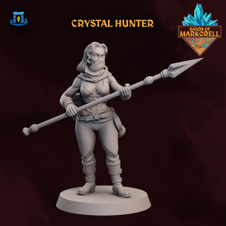 3D Printable Crystal Hunters Markorell - PACK 2 by Wishgate-Studio