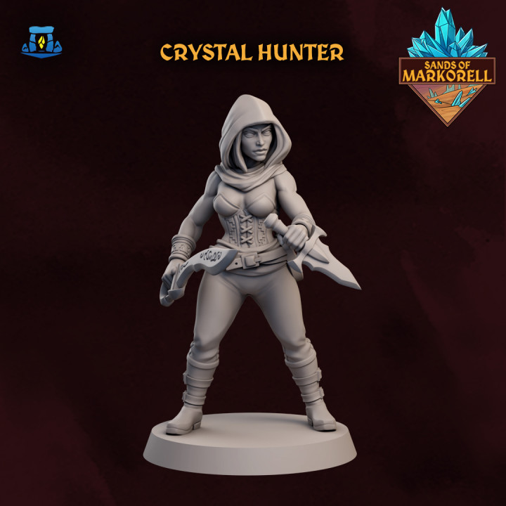 3D Printable Crystal Hunters Markorell - PACK 2 by Wishgate-Studio