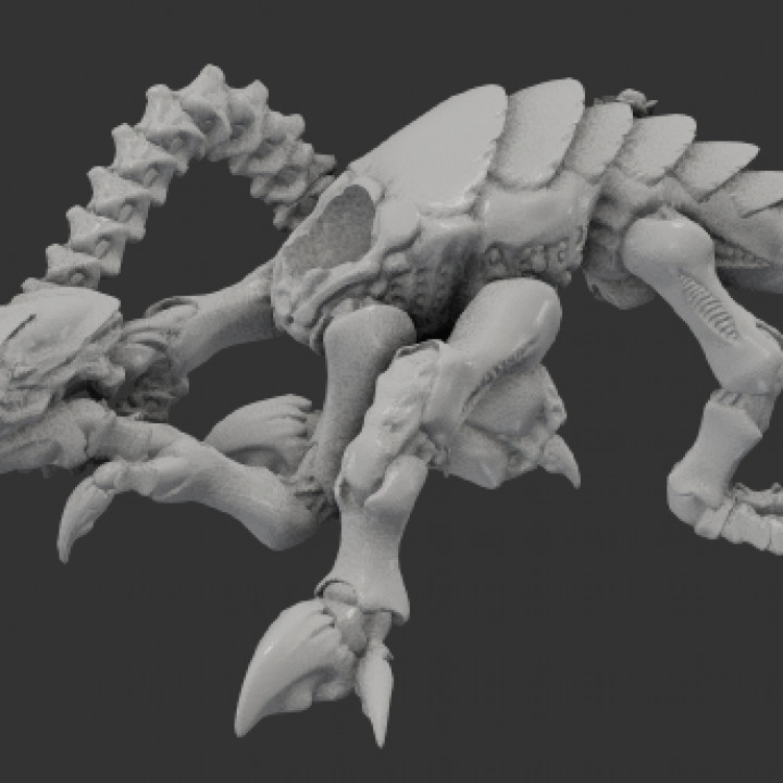 3D Printable Gawnts with spiny fists by DrakessonDesign