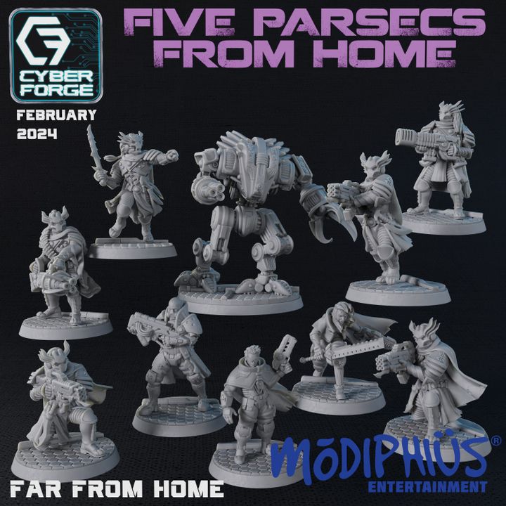 3D Printable Cyber Forge - February 24 Release by Titan Forge Miniatures