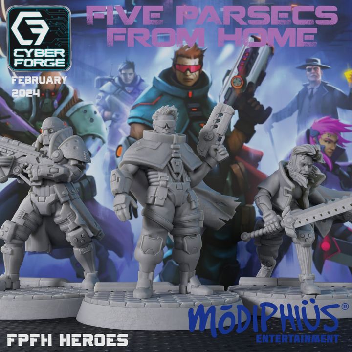 3D Printable Cyber Forge - February 24 Release by Titan Forge Miniatures