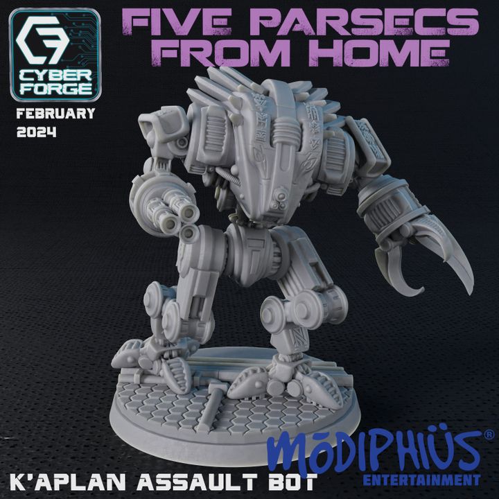 3D Printable Cyber Forge - February 24 Release by Titan Forge Miniatures