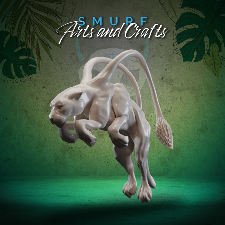 3D Printable Displacer Beast - C by Smurf Minis